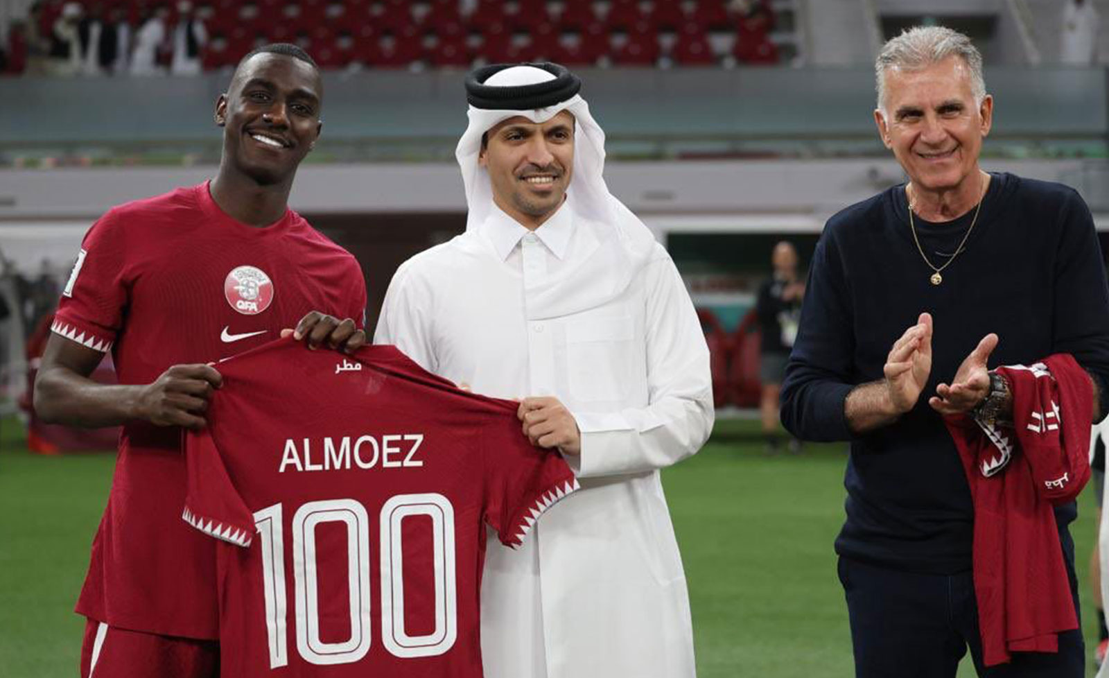 Al Moez is in the Centenary Club… – Duhail Sports Club